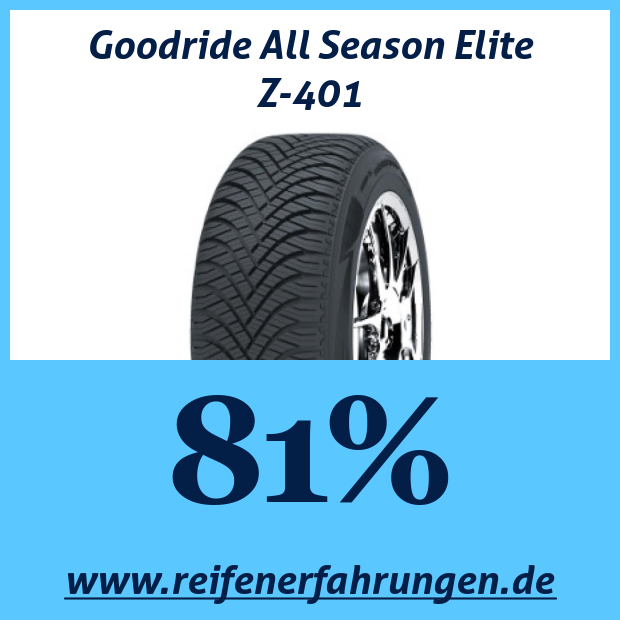Goodride All Season Elite Z-401: 79 %, 7 Rezensionen, ab 31,44 ...